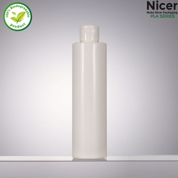 250ml Biodegradable eco-friendly PLA bottle with flip cap - Nicer Packaging